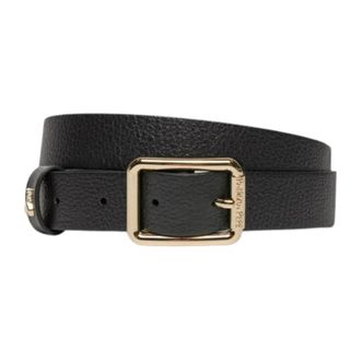 Patrizia Pepe Hammerleder-H&uuml;ftg&uuml;rtel - - Accessories - Damen - Schwarzk - L