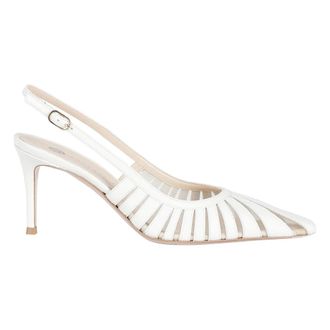 Roberto Festa Milano Femme, Chaussures, Blanc, Taille: 37 EU Escarpins &agrave; d&eacute;coupes et bride arri&egrave;re Sunny de Roberto Festa