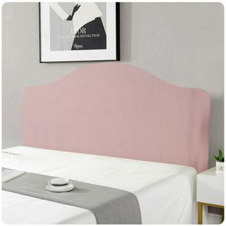 Generic Europ&auml;ischer Stil unregelm&auml;&szlig;ig gew&ouml;lbt Bettkopfteil Bezug hochelastisches Strick Stretch Staubschutzh&uuml;lle f&uuml;r Kopfteil Bezug Pulver 160-180cm