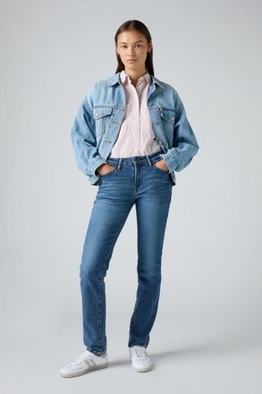 Levi's 712 Slim Jeans mit Eingrifftasche - Damen - Blau / Blau