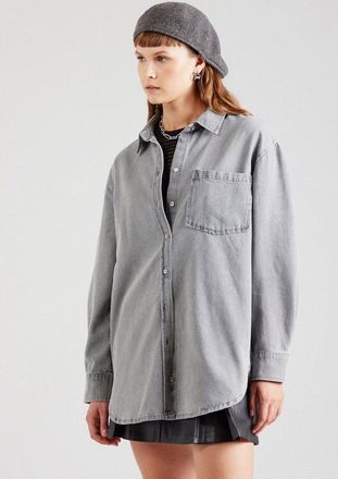 Pieces Langarmbluse MAISIE (1-tlg) Plain/ohne Details