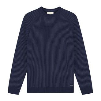 Dstrezzed Rundhals-Strickware - - Knitwear - Herren - Blau - L