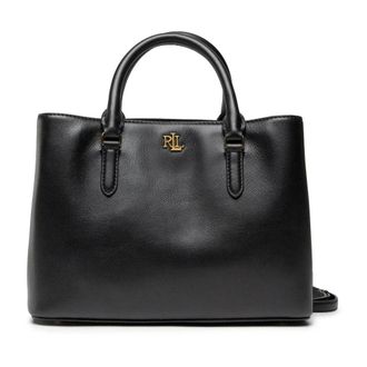 Ralph Lauren Femme, Sacs, Noir, Taille: ONE Size Sac Bandoulière Marcy en Cuir