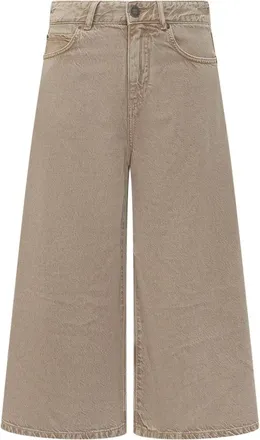 Pinko Pinko, Femme, Jeans, Beige, Taille: W26 Burkina Bermuda