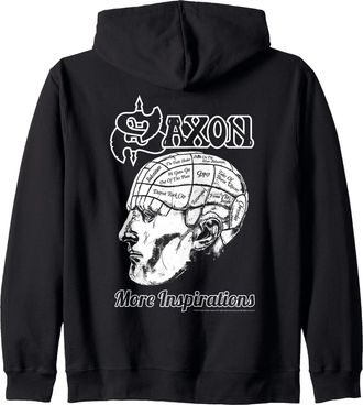 Saxon Offiziell Saxon More Inspiration Heavy Metal Band Kapuzenjacke