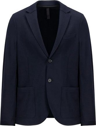 Harris Wharf London veste en laine mérinos à simple boutonnage - Bleu