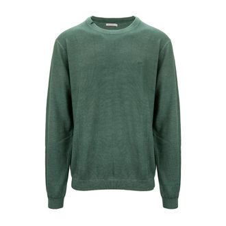 Sun 68 Merinowollpullover - - Knitwear - Herren - Gr&uuml;n - 2XL