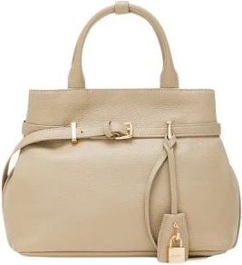 Seventy Femme, Sacs, Beige, Taille: ONE Size Bauletto in pelle martellata