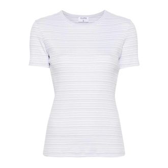 Filippa K Gestreiftes Baumwoll-T-Shirt - - Tops - Damen - Blau - M