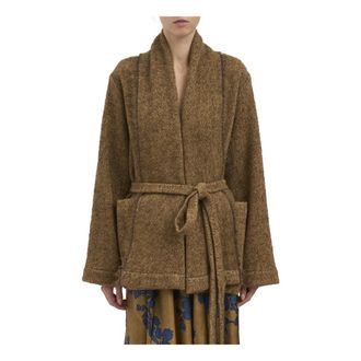 Uma Wang UMA Wang - Kobina Jacket - Femme - Pulls - Brun - Taille: 38 FR