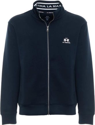 La Martina Zip-throughs - Homme - Sweatshirts et sweats &agrave; capuche - Bleu - Taille: M