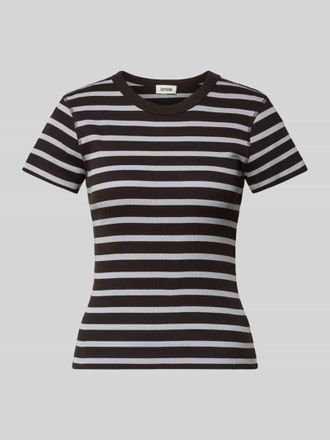 Drykorn Slim Fit T-Shirt in Ripp-Optik Modell Koale
