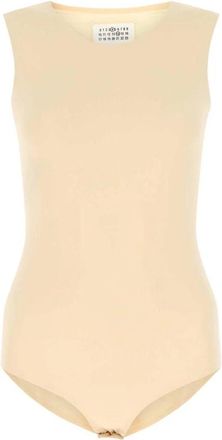 Maison Margiela Femme, Tops, Rose, Taille: 38 FR Bodysuit sans manches