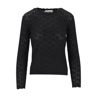 Isabel Marant Obeline Rundhals-Pullover - - Knitwear - Damen - Schwarzk - 2XS