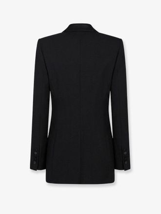 Tom Ford Womens Tuxedo Blazer Wool Black Blazers Jacket