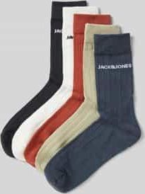 Jack & Jones Socken mit Label-Detail Modell SOLID im 3er-Pack