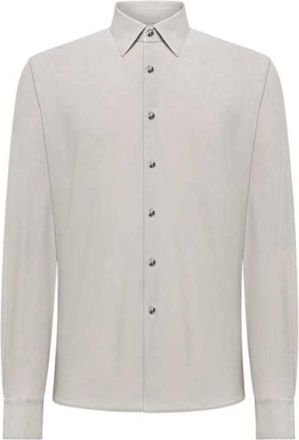 Roberto Ricci Design Rrd, Homme, Chemises, Gris, Taille: M Techno Wash Piqu&eacute; Shirt