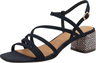 Tamaris Sandalette Damen Blockabsatz blau,EU 38