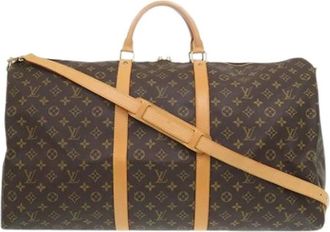 Louis Vuitton unisex, Pre-owned, Brun, Taille: ONE Size Pre-owned Keepall Bandouliere 60