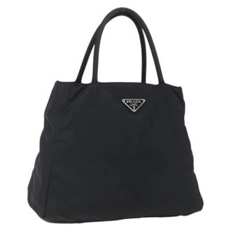 Prada Pre-owned Nylon Schultertasche - - Pre-owned - Damen - Schwarzk - ONE SIZE