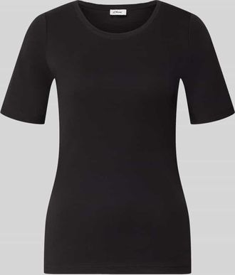 s.Oliver Red Label Regular Fit T-Shirt aus reiner Baumwolle