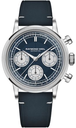 Raymond Weil Millesime Herren Blau Uhr 7765-STC-50651