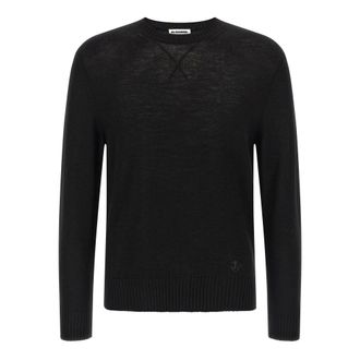 Jil Sander Rundhalspullover - - Knitwear - Herren - Schwarzk - L