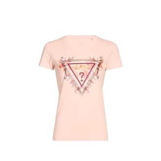 Guess drucken Sie t -Shirt - Beige