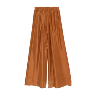 Forte_Forte Femme, Pantalons, Brun, Taille: 42 FR Wide Pantalons