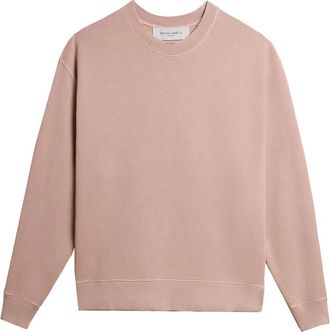 Golden Goose Femme, Sweatshirts et sweats &agrave; capuche, Rose, Taille: 42 FR SweaT-shirt c&ocirc;tel&eacute; &agrave; &eacute;cusson logo