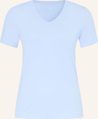 Schiesser Schlafshirt Mix+Relax blau