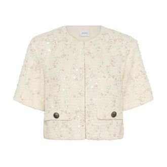 Gestuz Femme, Blouses et Chemises, Blanc, Taille: 36 FR Blouses