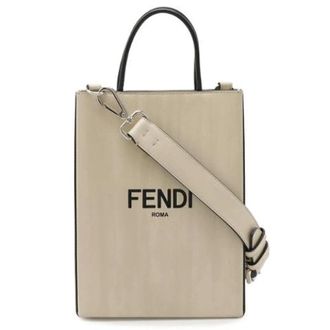 Fendi Pre-owned Kleine Leder 2Way Handtasche - - Pre-owned - Damen - Beige - ONE SIZE
