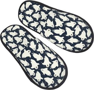 Generic Fant&ocirc;me Blanc Homme Femme Chaussures De Maison Respirantes Slippers Confortable Chaussons Pour Automne Maison Hiver M