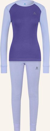 Odlo Funktionsw&auml;sche-Set Active Warm blau