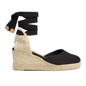 Castaner Carina/6/001 7 cm Keilabs&auml;tze - - Shoes - Damen - Schwarzk - 41 EU
