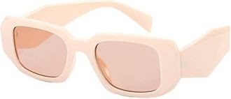 Generic Lunettes de soleil tendance pour hommes et pour femmes, lunettes de soleil en plein air, vacances dombrage (couleur : A, taille : moyen) 2026, D, Tail