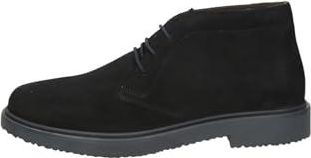 Geox Homme U Massimiano A Bottines à la Cheville, Bleu Marine, 44 EU