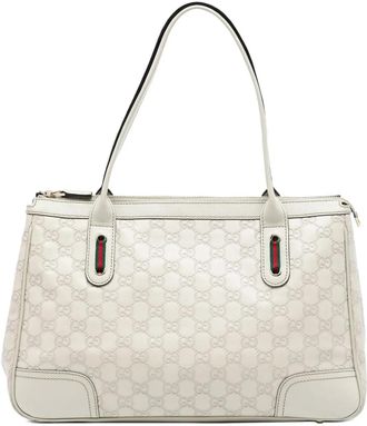 Gucci Shopper - Guccissima Princy Tote - Gr. unisize - in Wei&szlig; - f&uuml;r Damen