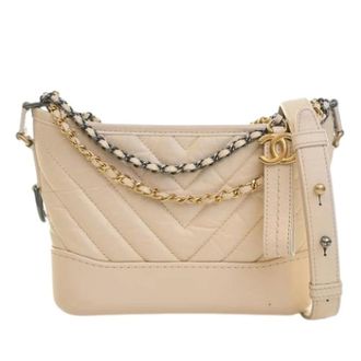 Chanel Pre-owned Gabrielle Shoulder Bag - Femme - Pre-owned - Beige - Taille: ONE Size
