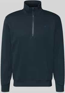 G-Star Sweatshirt mit Stehkragen und Rei&szlig;verschluss