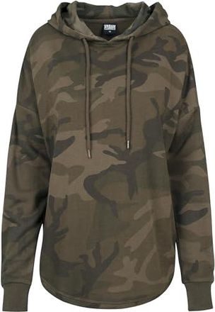 Urban Classics Sweat &agrave; Capuche surdimensionn&eacute; pour Femme, Camouflage Olive., S