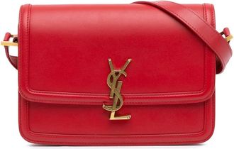 Saint Laurent Hobo Bags - Medium Calfskin Solferino Satchel In Box - Gr. unisize - in Rot - f&uuml;r Damen