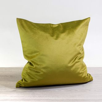 Lysel Kissen Deko Pistazie Samtia 50x50 Polyester Kissenbezug Dekokissen