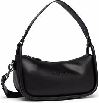 Replay Damen Handtasche Klein, Schwarz (Black 0098), Onesize