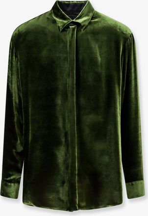 Giorgio Armani Viscose and silk blend shirt - GIORGIO ARMANI - gender_Man