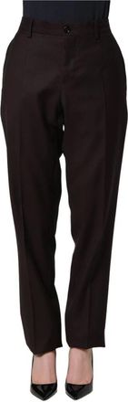 Dolce & Gabbana Femme, Pantalons, Brun, Taille: 42 FR Pantalon de ville