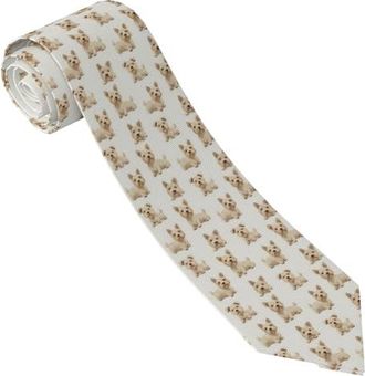 Generic Imprimé De Chiens Terriers Mignons Cravates Classique Cravate Polyvalente Cravatte Pour Scolaires Célébrations Événements