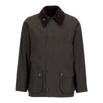 Barbour Veste cir&eacute;e classique Bedale - Homme - Vestes - Vert - Taille: 3XS
