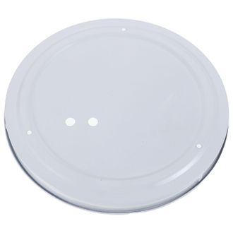 Lurrose Deckenleuchtenplatte aus Eisen Rund 30cm Durchmesser mit Lampensockel f&uuml;r Schlafzimmer und Wohnzimmer Langlebiger Metall Baldachin zur Einfachen Monta